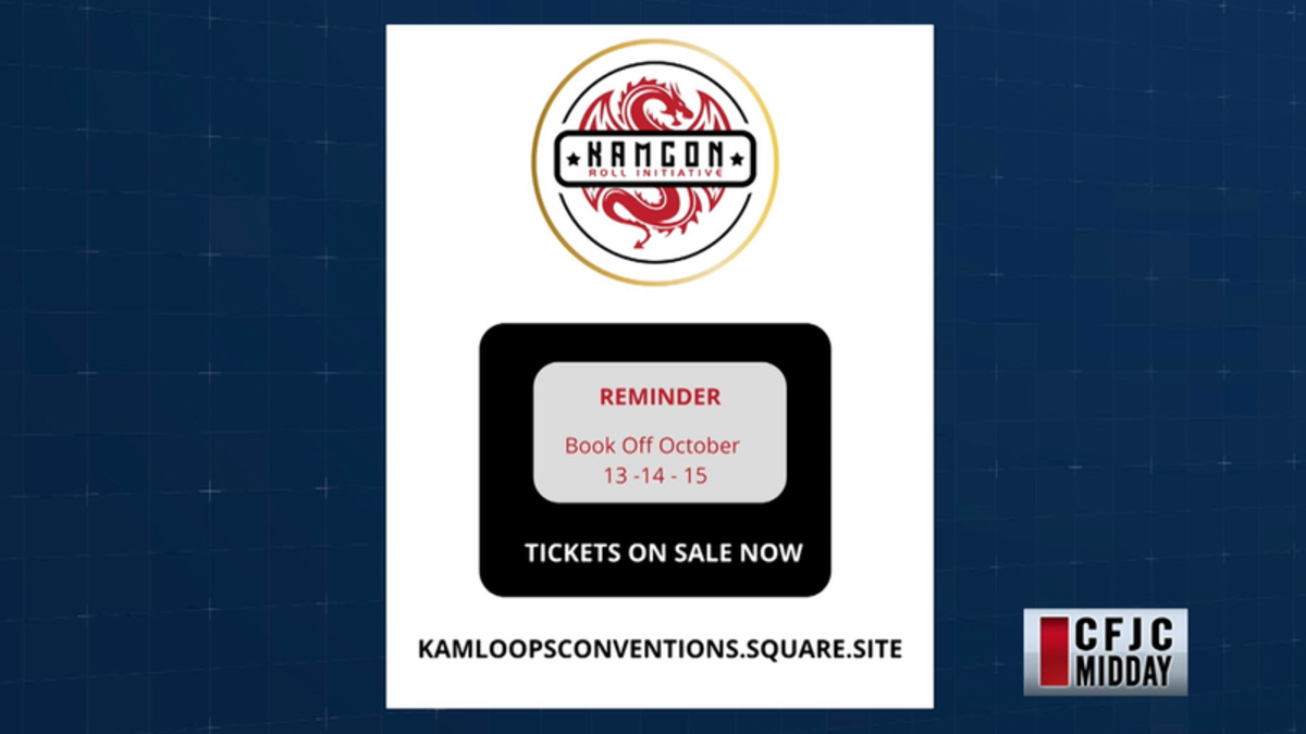 CFJC Midday – Kamloops’ best game convention; KamCon makes a return in ...
