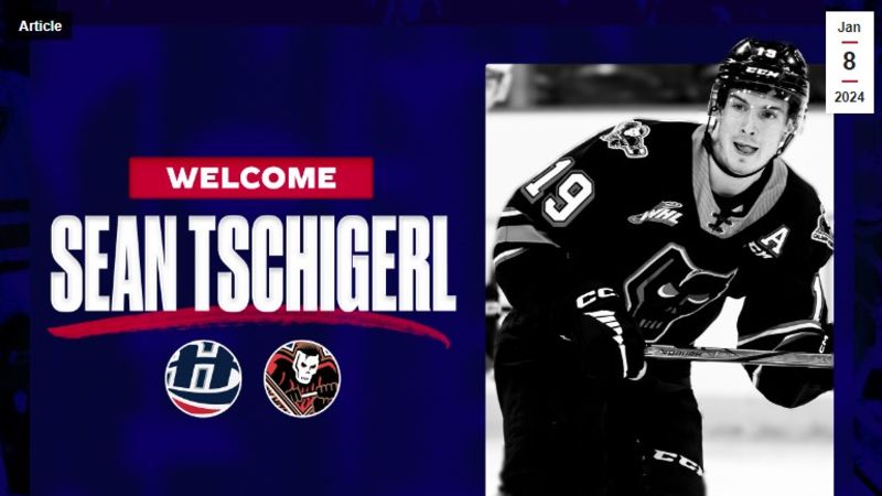 Lethbridge Hurricanes acquire Hitmen’s Sean Tschigerl | Lethbridge News Now