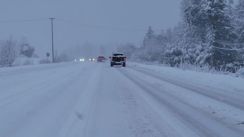 ‘Stay home and stay off the roads:’ snow making travel treacherous across Nanaimo & mid-Island ...