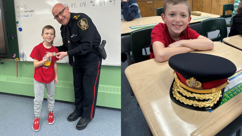 Grade 3 St. Patrick’s School student wins police colouring contest ...
