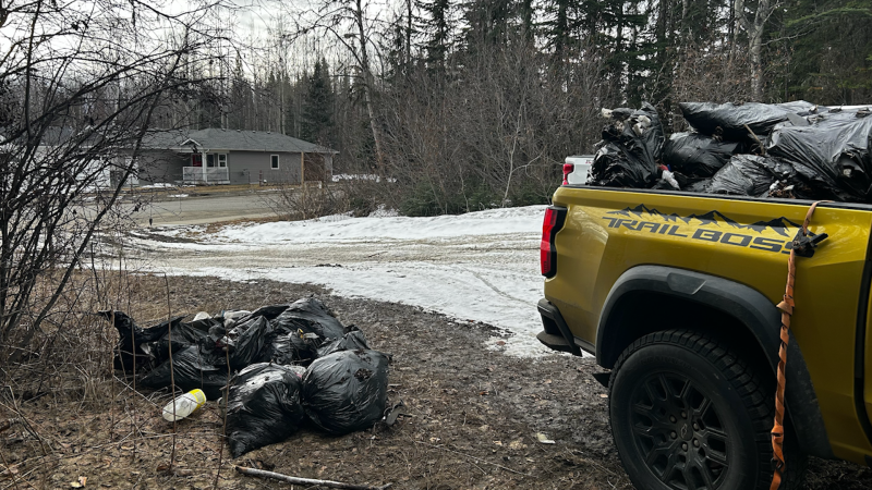 Trash battle in the woods: Dedicated crews haul thousands of pounds to ...