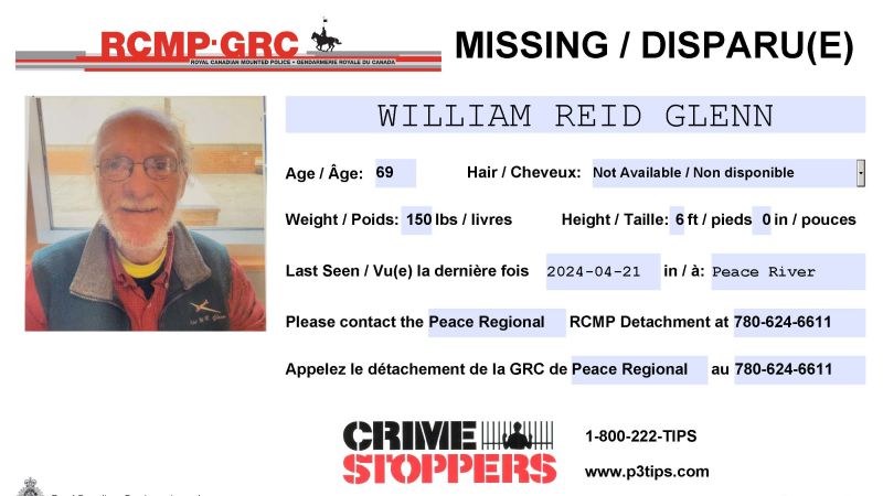 UPDATE: Missing man in Peace River found safe | EverythingGP