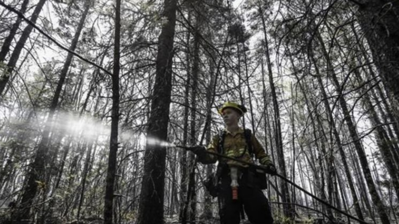 County fire crews assisting with a fire in Horse Lake First Nation ...