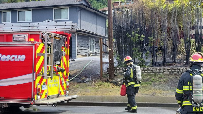 Two homes damaged after fire breaks out in north Nanaimo neighbourhood ...