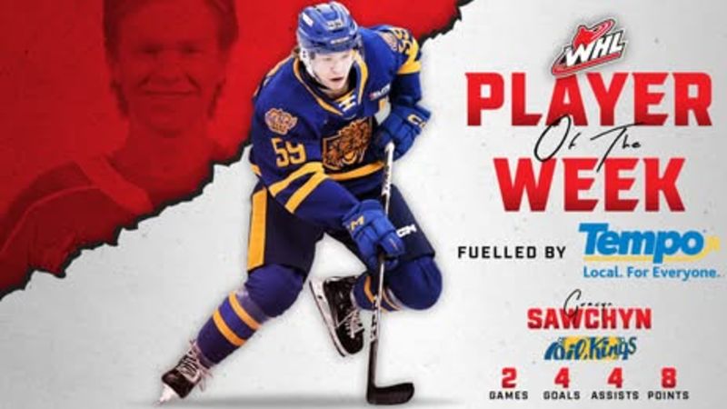 Gracyn Sawchyn named WHL Player of the Week | EverythingGP