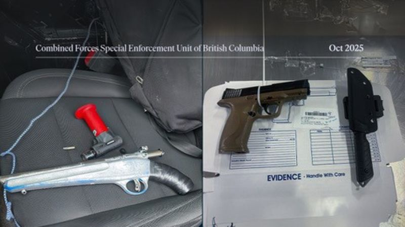 18 firearms, 1 kilogram of drugs, cash, and body armour seized by ...