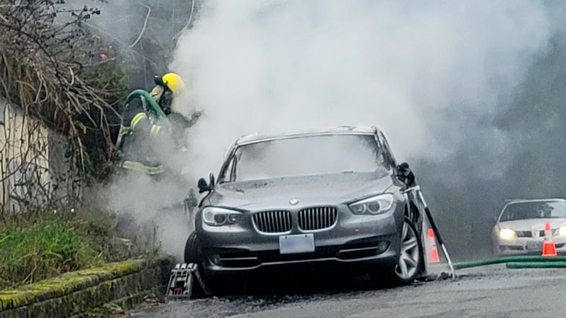 Parked BMW burned in Nanaimo hours after windows smashed in | 88.5 The ...