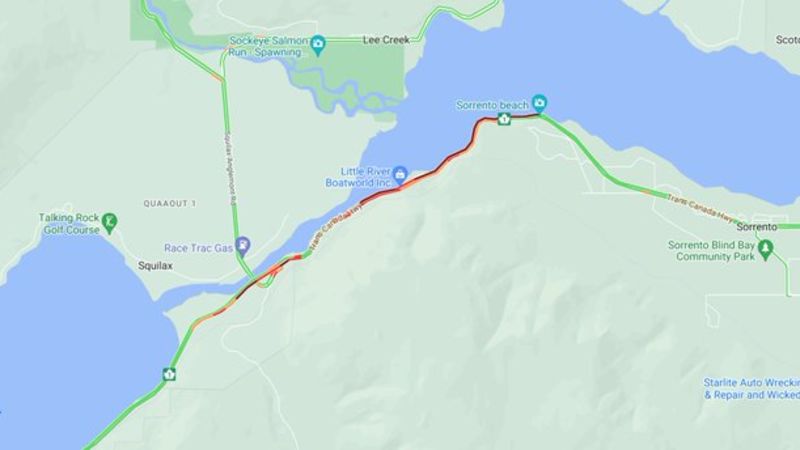 Highway 1 reopened near Sorrento following vehicle incident | CFJC ...