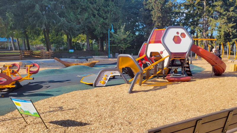 Newest addition to Maffeo Sutton Park playground opens | NanaimoNewsNOW ...