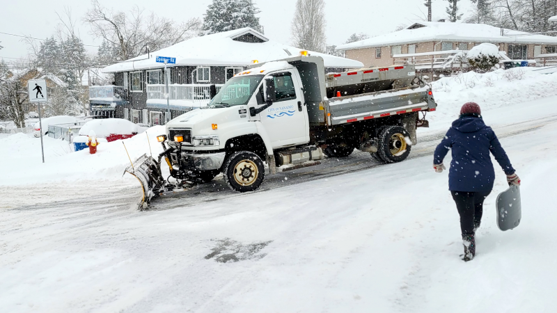 ‘Whatever it takes to keep the city moving:’ Nanaimo snow removal crews ...