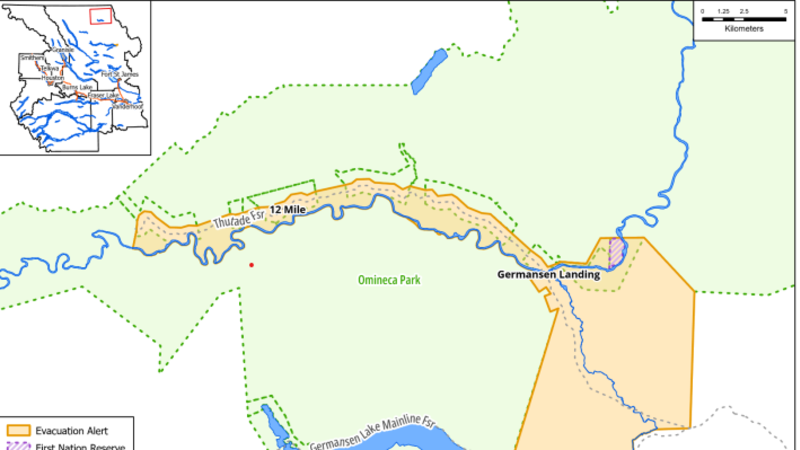 Big Creek wildfire prompts evacuation alert | CKPG Today