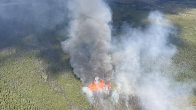 Lightning-caused wildfire ignites 24km south of Fort St. James a ...