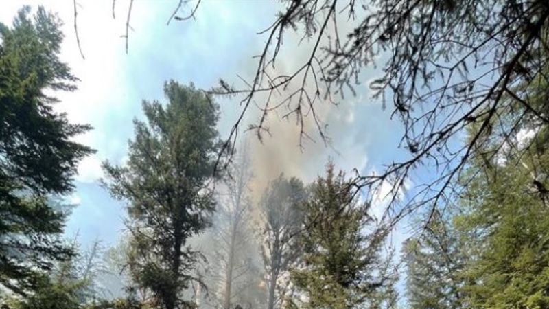 Ross Moore Lake Wildfire: Planned ignitions to control fire from ...
