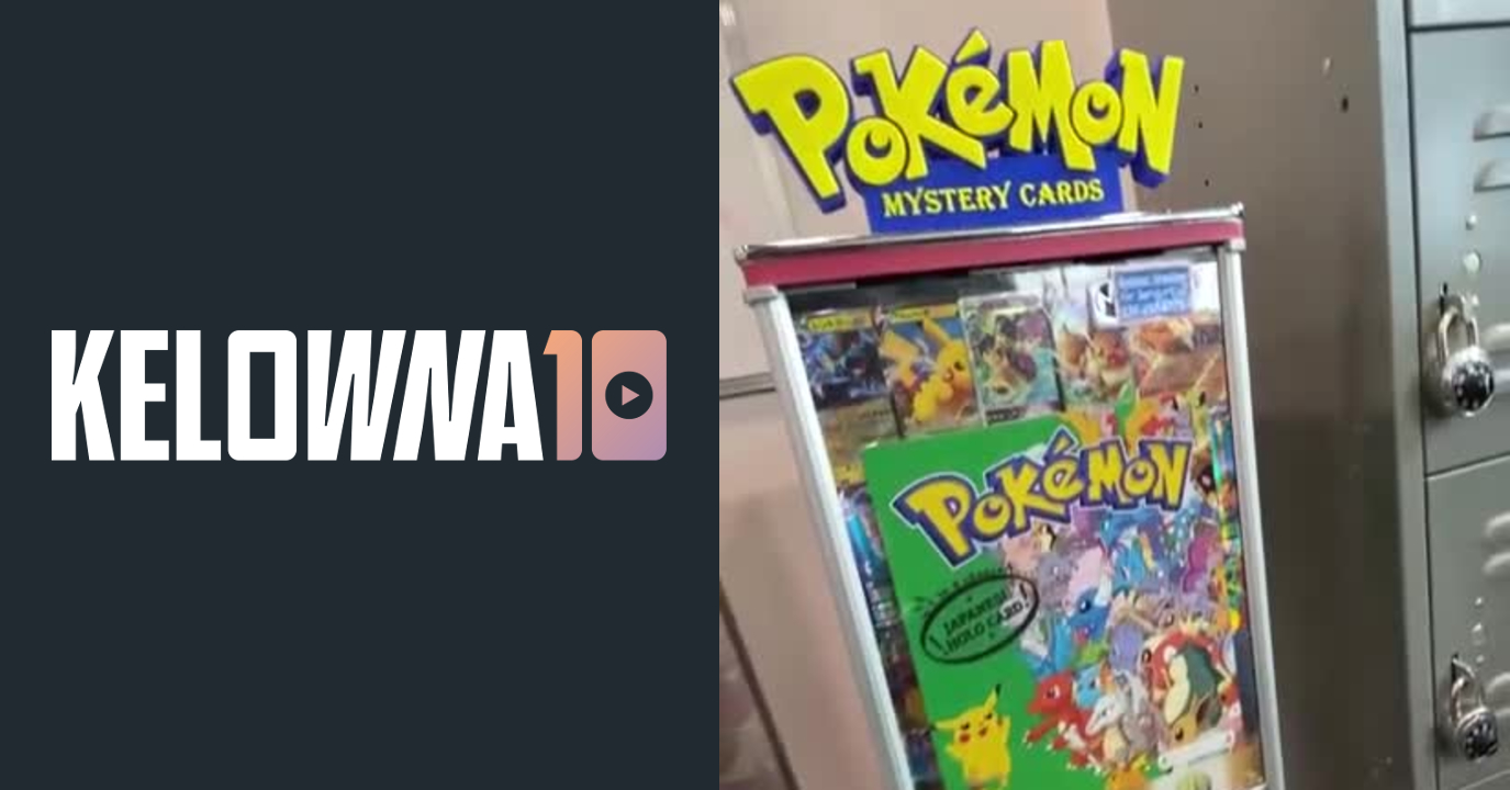 Pokémon vending machines bring the hype to Kelowna